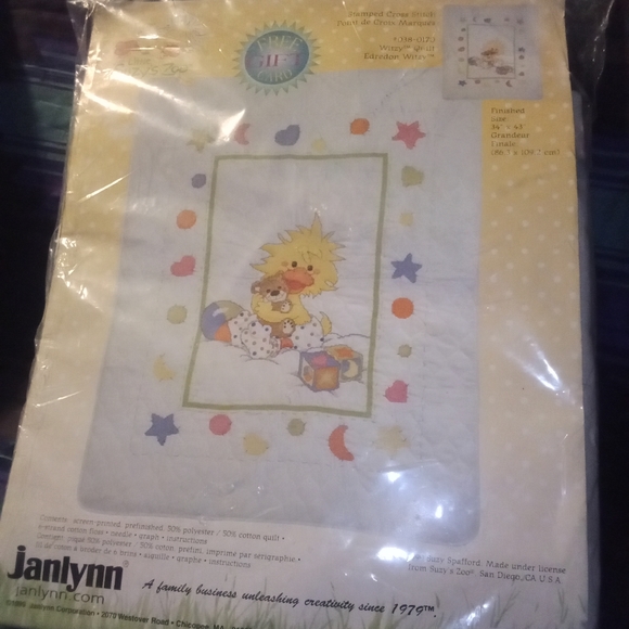 Janlynn | Bedding | Vintage Witzy Duck New Sill Sealed In Package ...